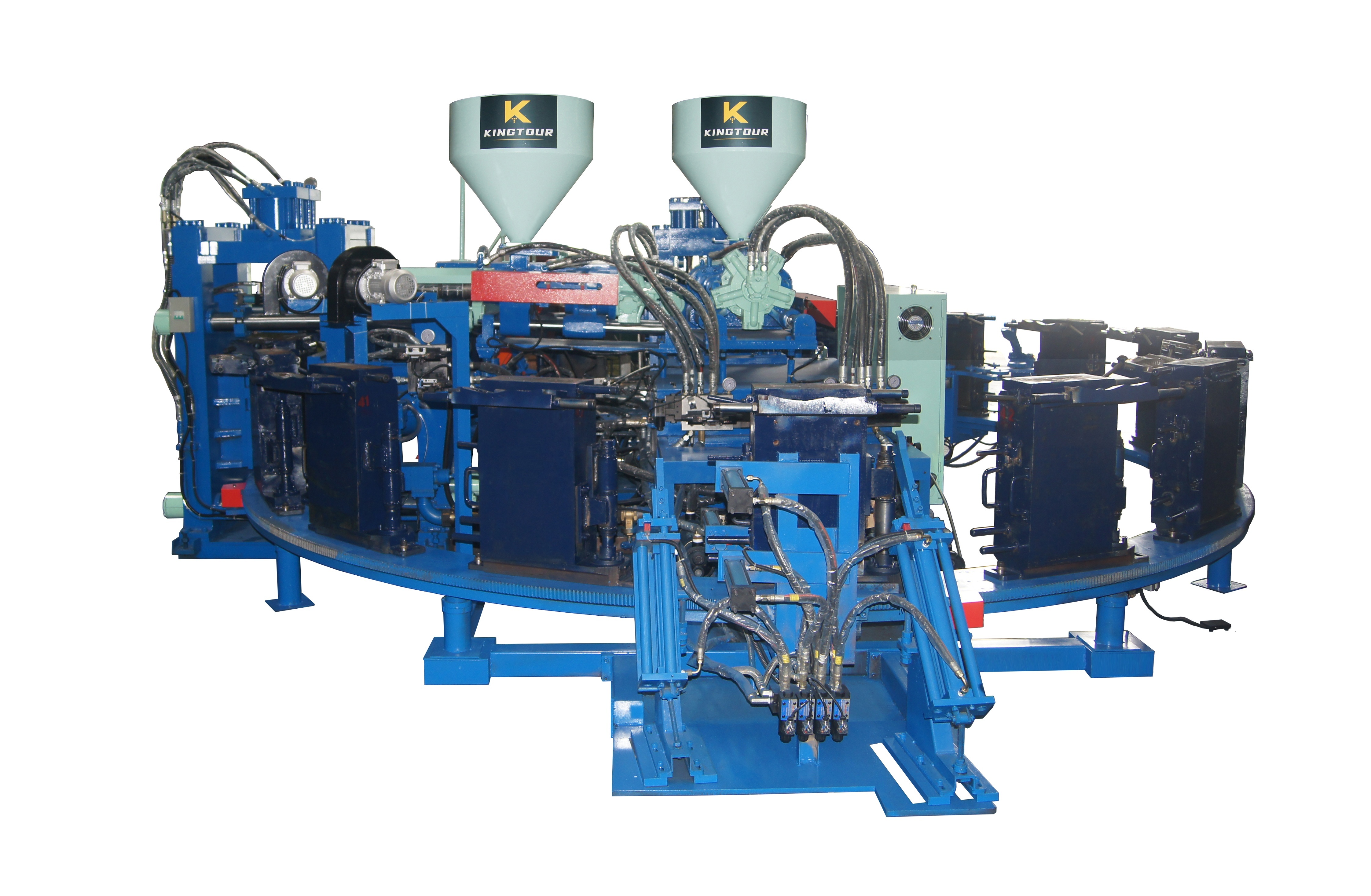 50000W PVC Shoes Making Machine 380V / 220V Shoes Injection Moulding ...